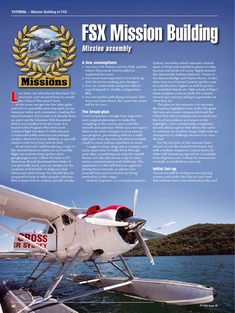Mission Building in FSX - Part 2 | PDF | Computer File | Computing ...