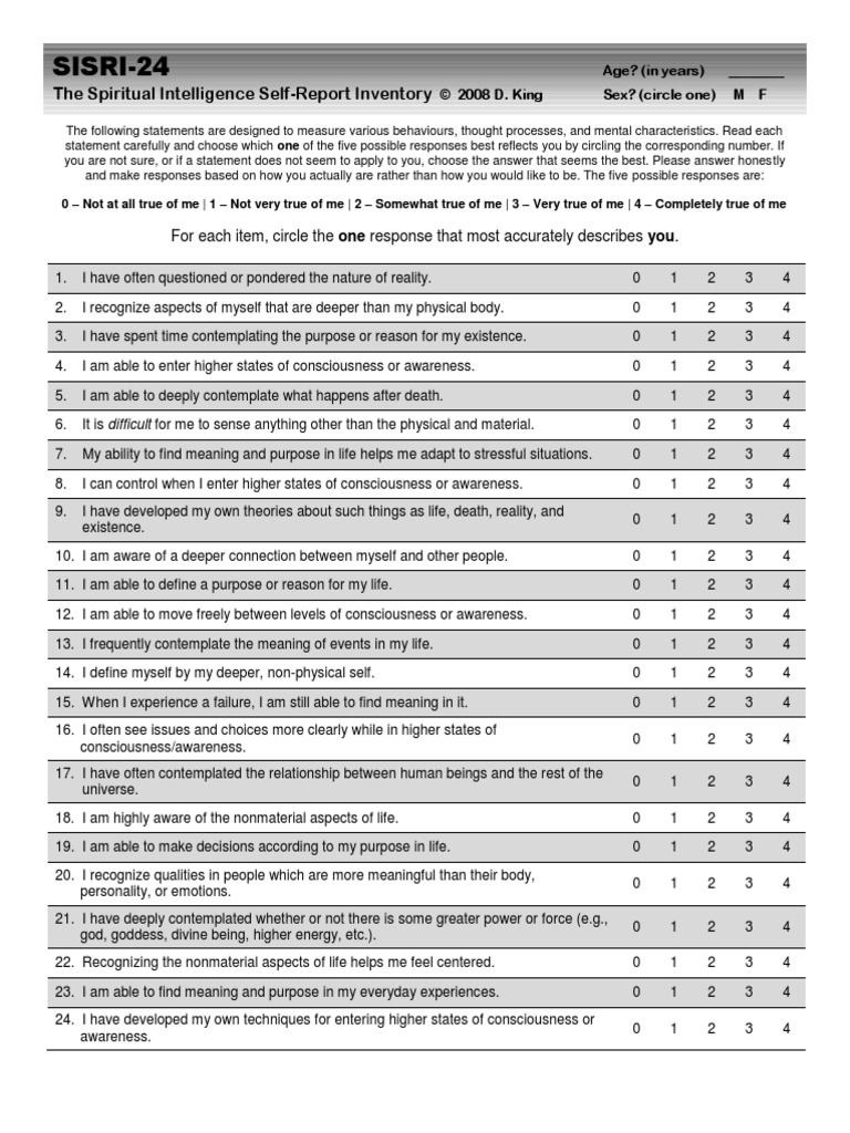 Sisri-24 2 | PDF | Factor Analysis | Cronbach's Alpha