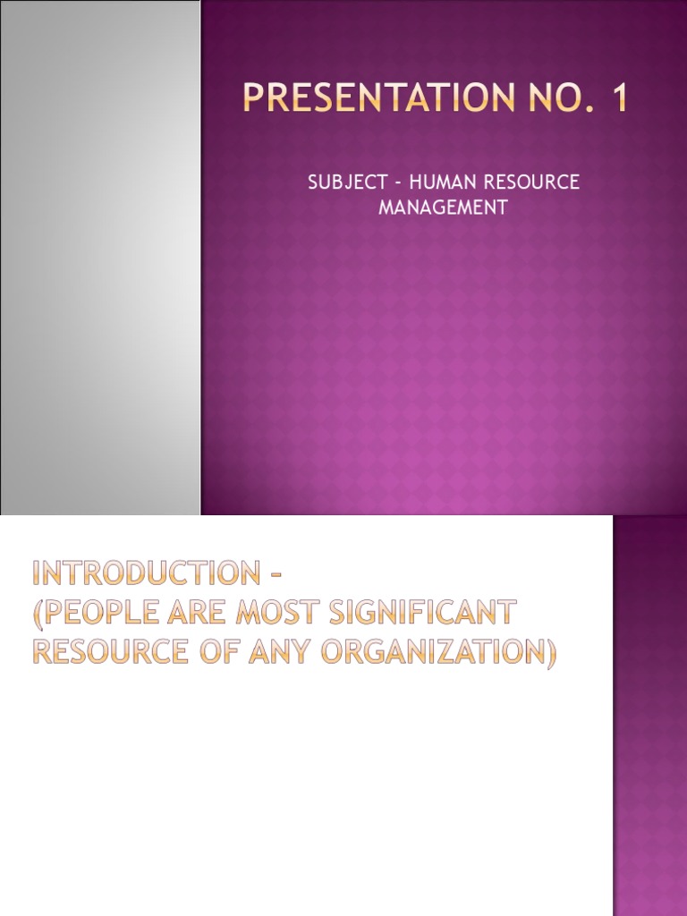 A Comprehensive Overview of Human Resource Management: Definitions ...