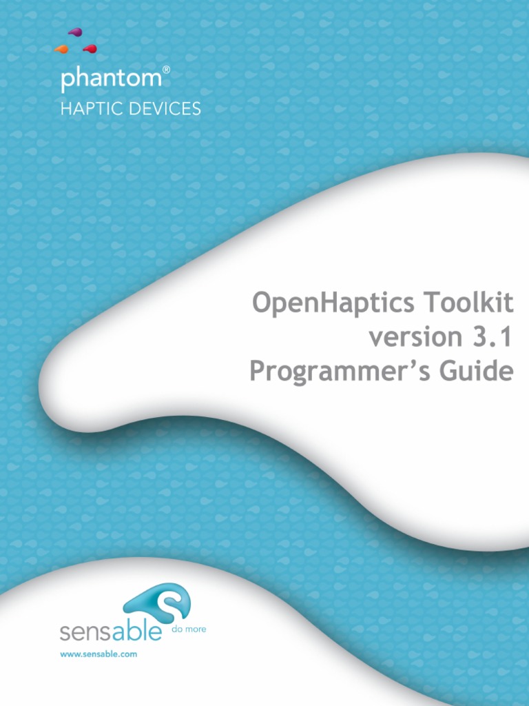 OpenHaptics ProgGuide PDF | PDF | Application Programming Interface | Rendering (Computer Graphics)