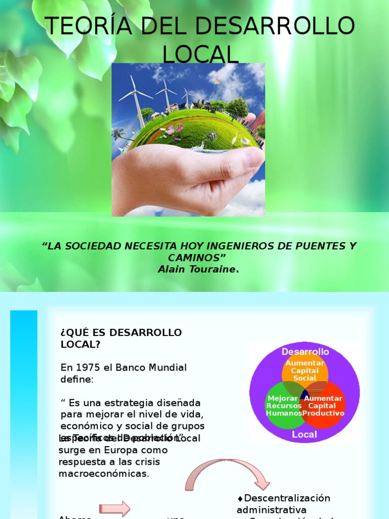 Teoría Del Desarrollo Local | PDF | Programa de las Naciones Unidas ...