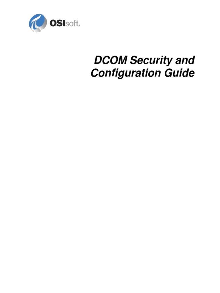 DCOM Configuration Guide - OPCInt PDF | PDF | Component Object Model | User (Computing)