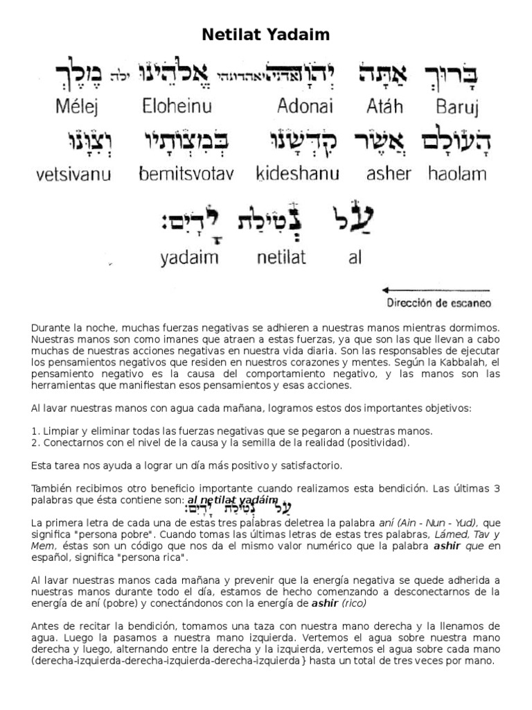 Netilat Yadaim | PDF