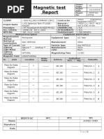 Magnetic Particle Inspection NDT Sample Test Report Format | PDF ...