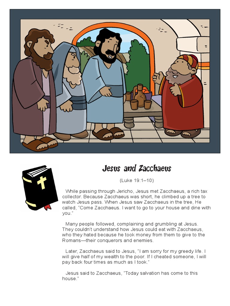 Meals With Jesus: Jesus and Zacchaeus | PDF