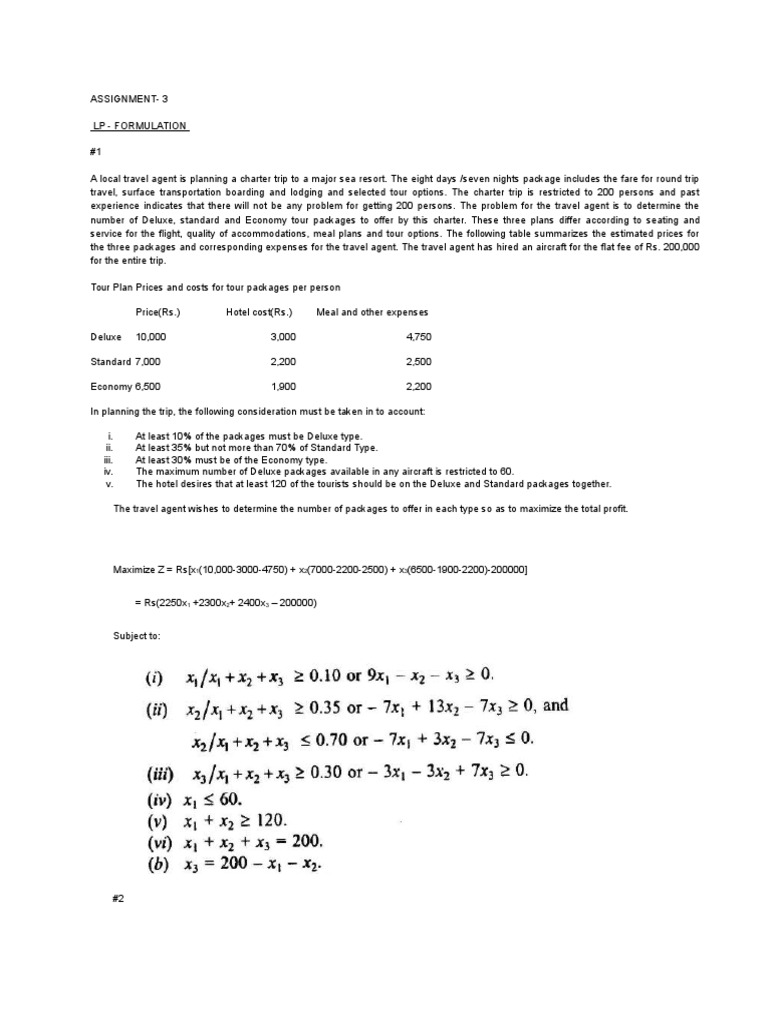 Formulation of LP Problems-130928022247-Phpapp02 | PDF | Linear Programming | Television ...