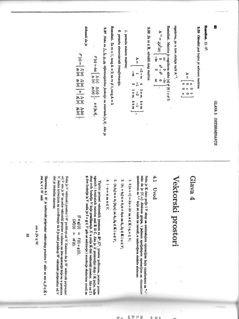 Linearna Algebra Skripta Pdf
