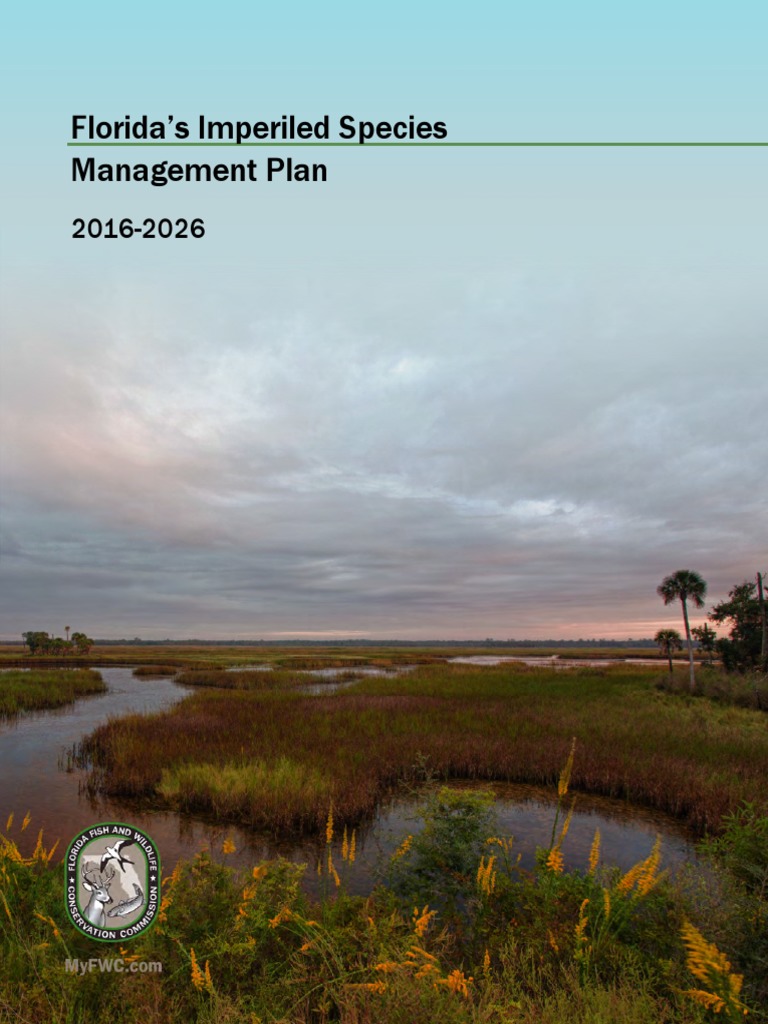 Floridas Imperiled Species Management Plan 2016 | PDF