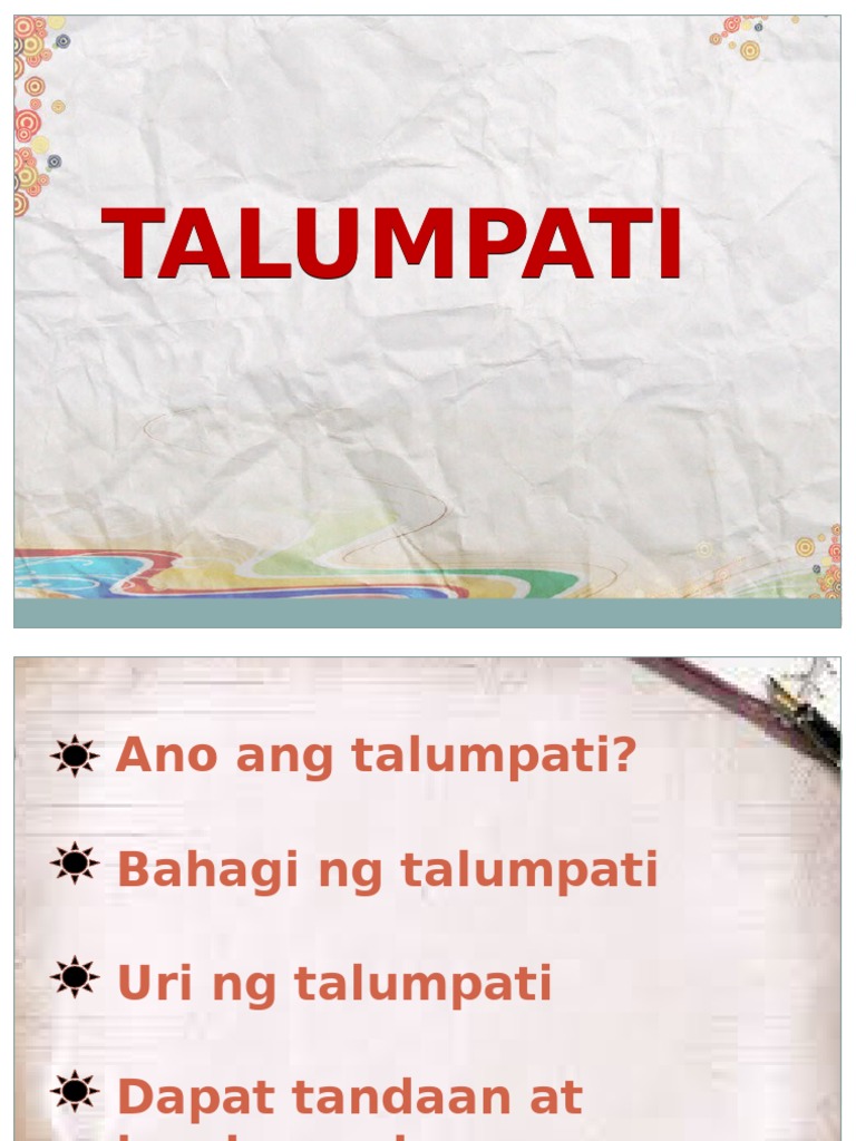 Talumpati Report 3rd Quarter | PDF