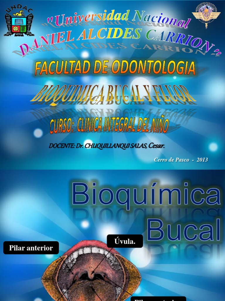 Bioquimica y Fluor. | PDF | Diente humano | Esmalte de dientes