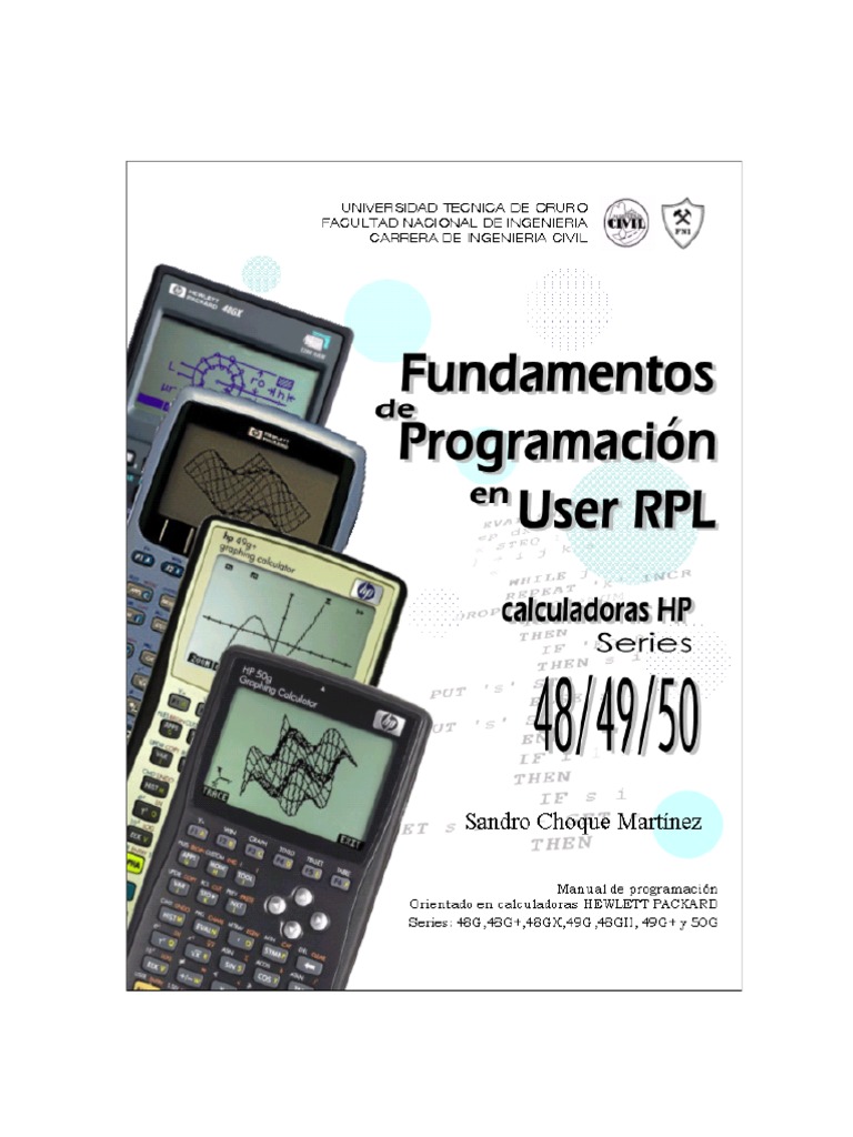 Manual de Programacion HP50G PDF | Descargar gratis PDF | Algoritmos | Lenguaje de programación