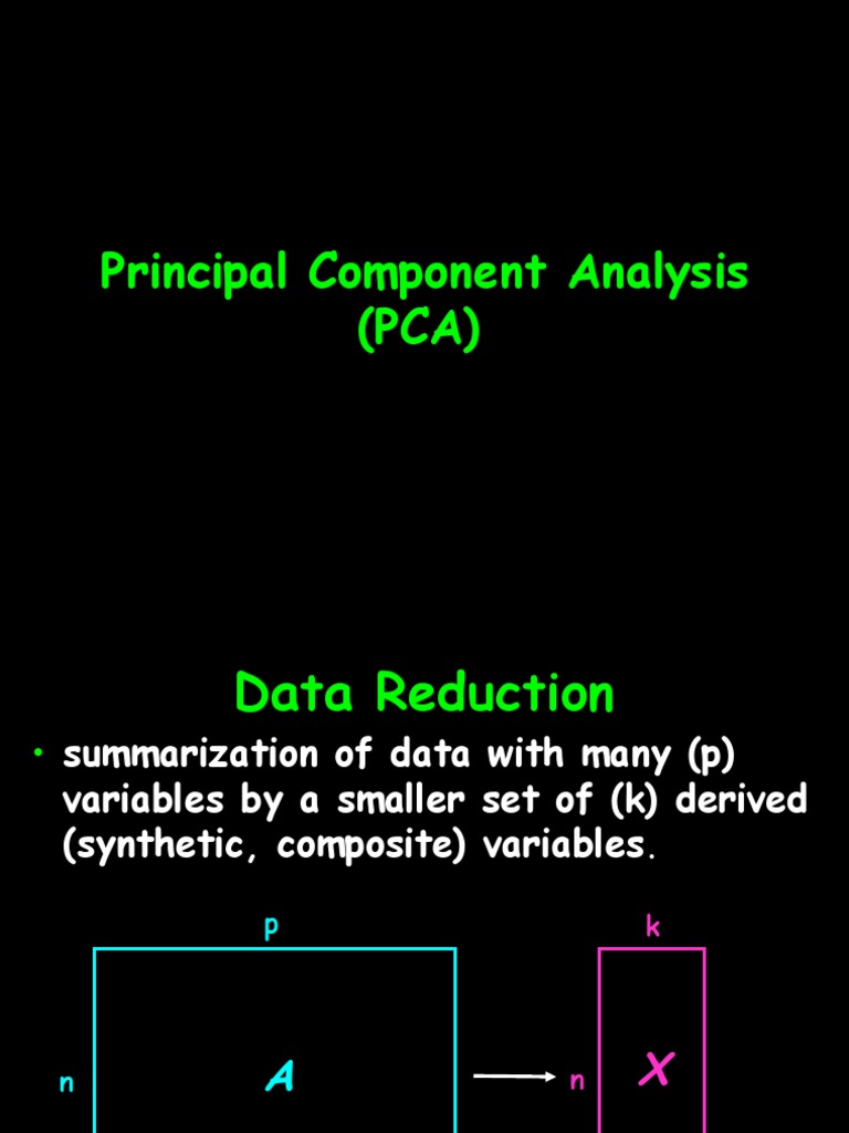 PCA | PDF | Principal Component Analysis | Covariance Matrix