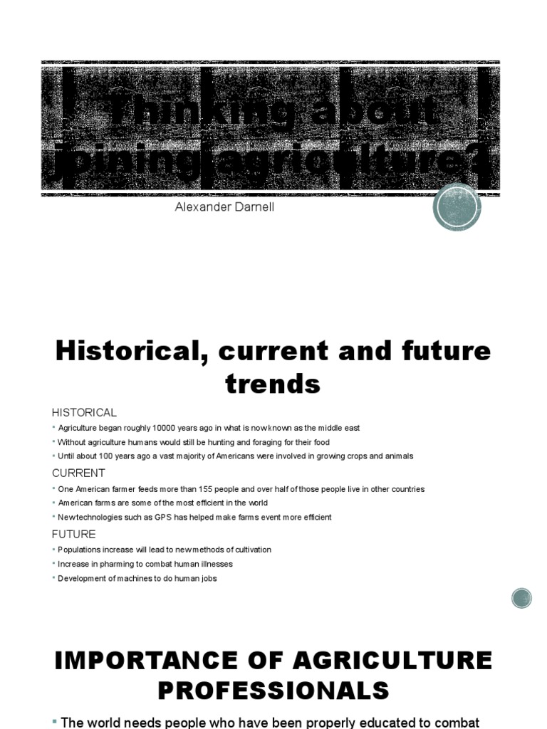 Intro Ag Powerpoint | PDF