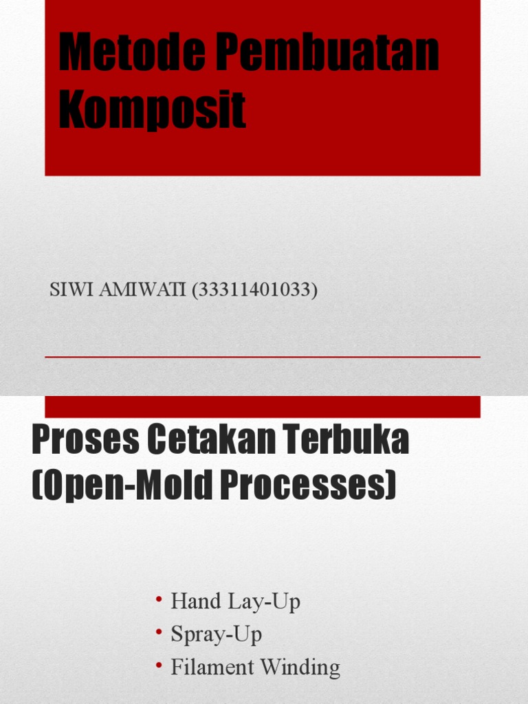 Metode Pembuatan Komposit | PDF