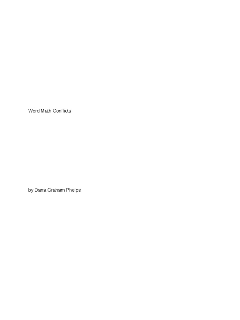 Math DGP (C) Dana Graham Phelps 2011 | PDF | Defamation | Thought