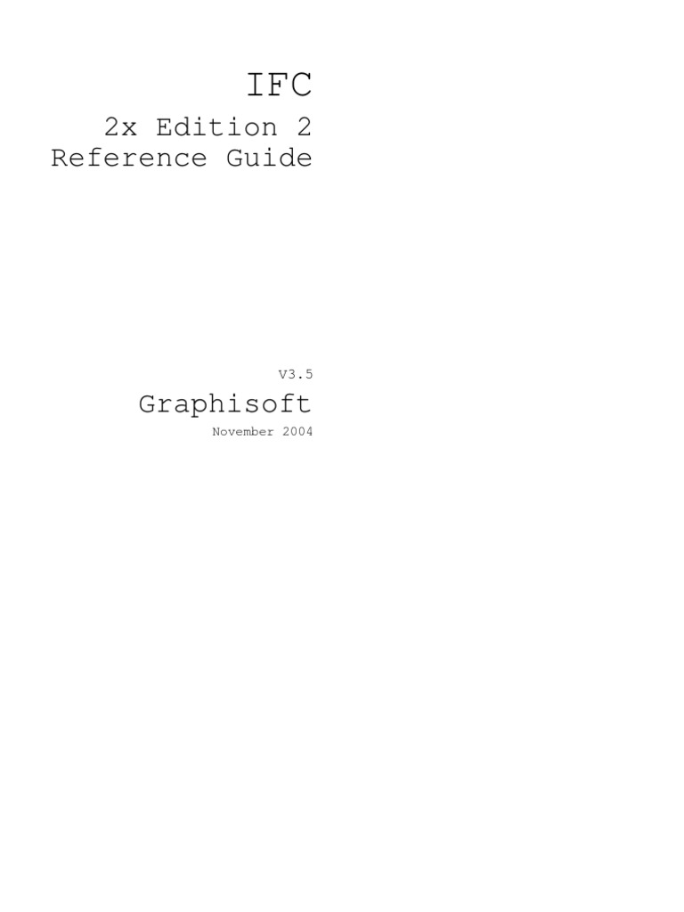 IFC Guide 2xed2 v3p5 | Download Free PDF | Conceptual Model ...