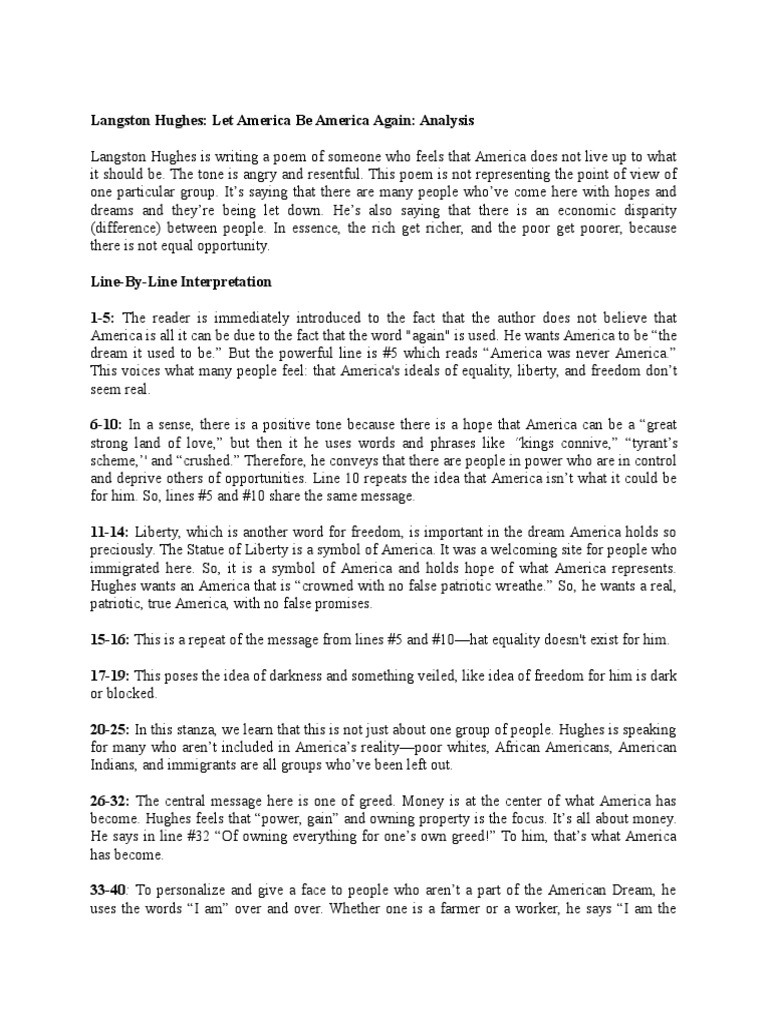 Langston Hughes | PDF | Poetry