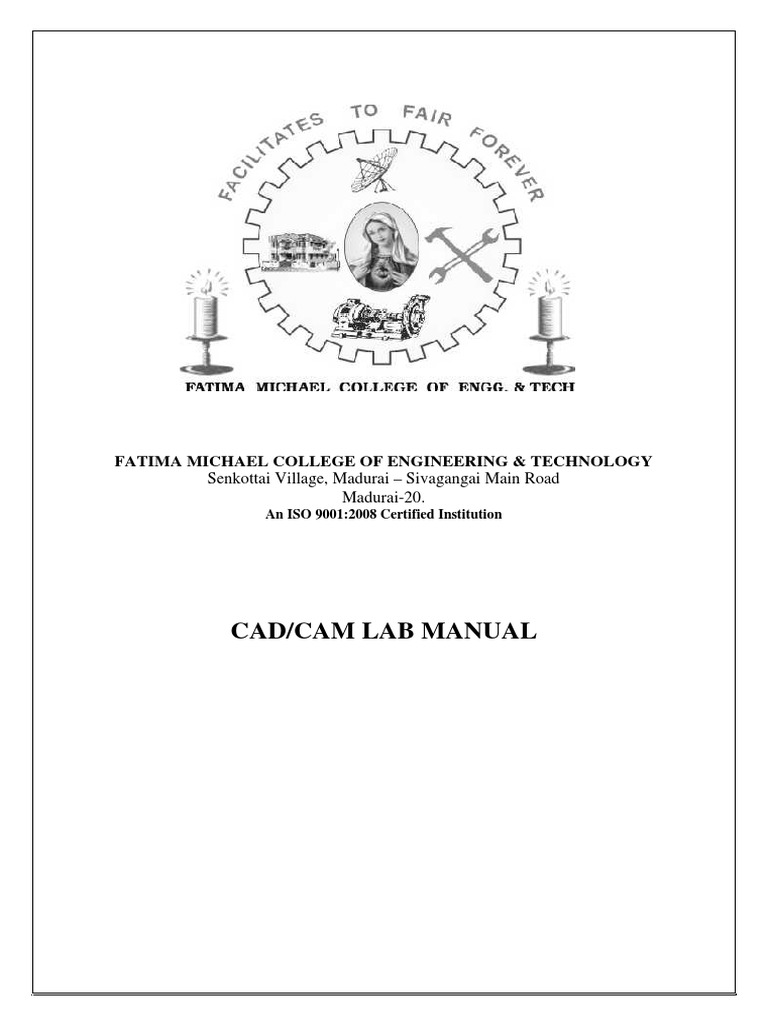 Cad-Cam Manual PDF | PDF | Computer Aided Design | Numerical Control