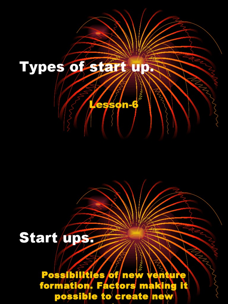 Types of Startups and Growth Factors | PDF | Business