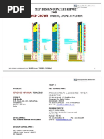 Mep Concept Report | PDF | Ventilation (Architecture) | Electrical Wiring