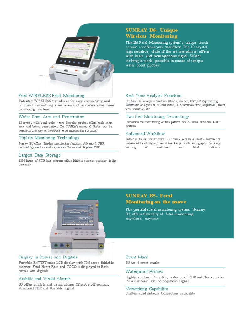 Wireless Fetal Monitoring Solutions | PDF | Technology & Engineering