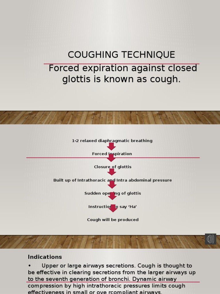 Coughing Technique | Respiratory Tract | Exhalation