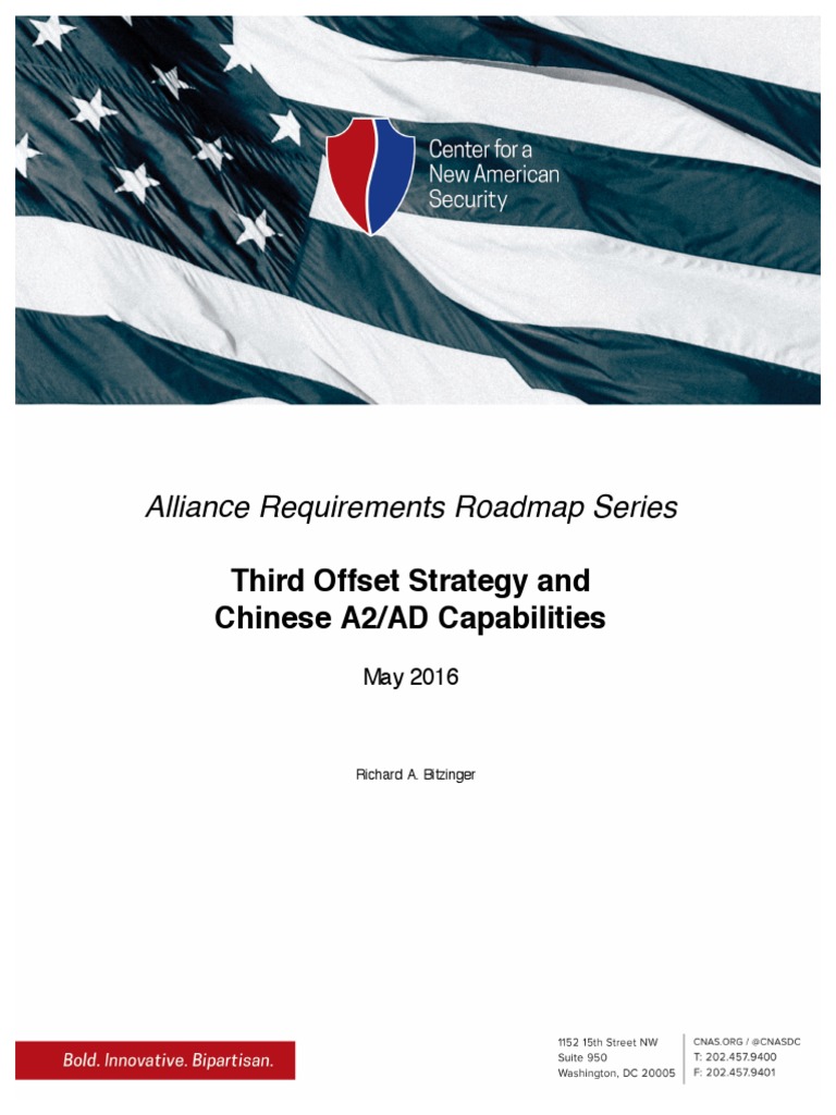 CNAS Third Offset Strategy and Chinese A2 AD Capabilities FINAL | PDF ...