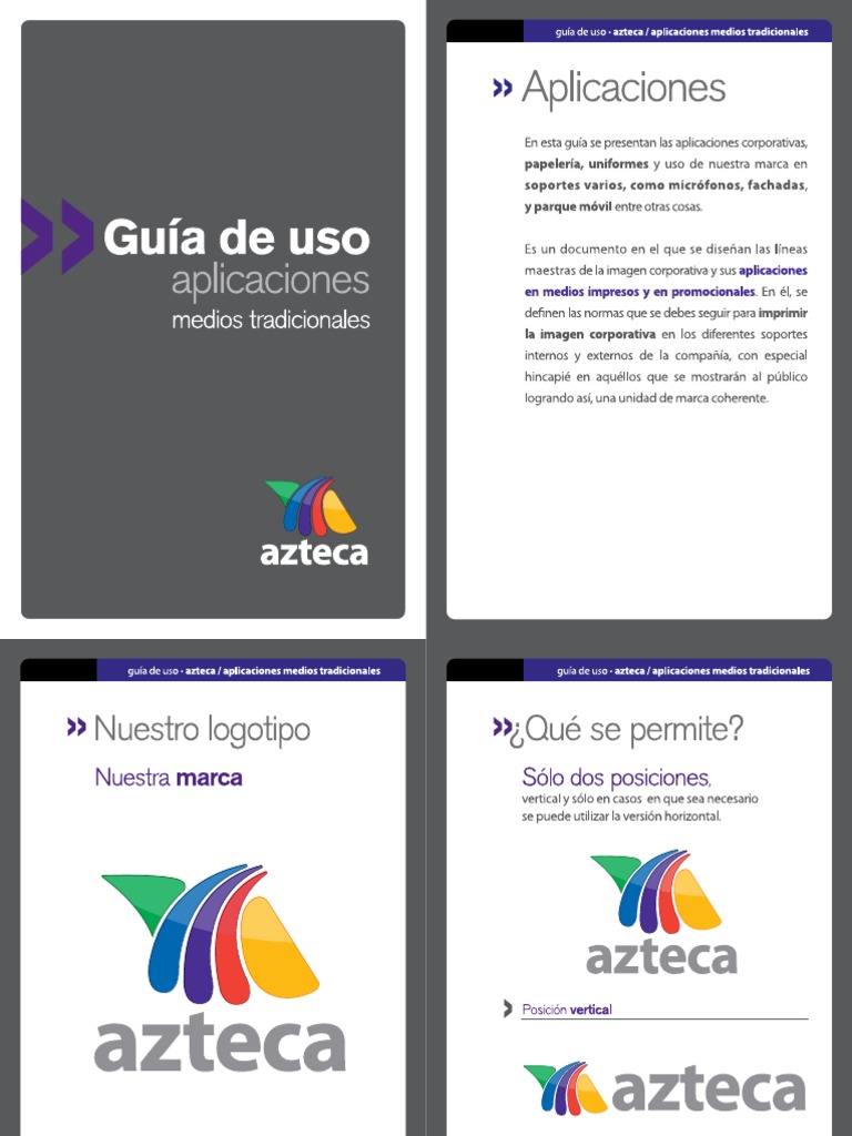 Manual De Identidad Tv Azteca Pdf