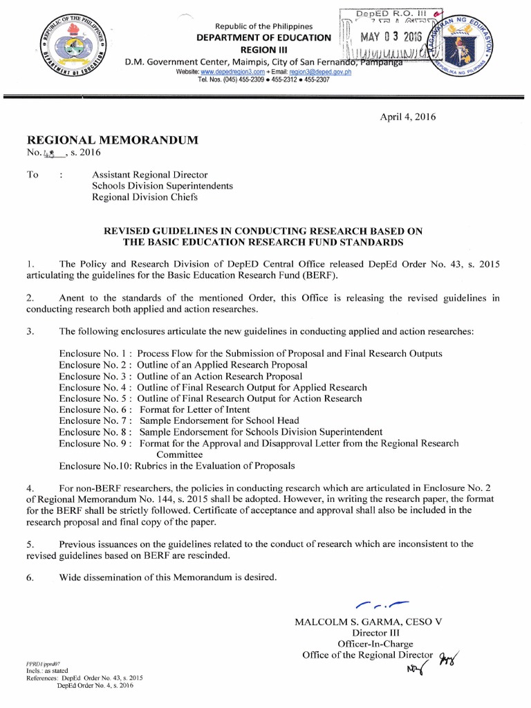 Guidelines in Conducting Research-Deped | PDF | Data Analysis ...