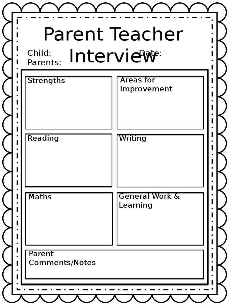 Parent Teacher Interview | PDF | Career & Growth