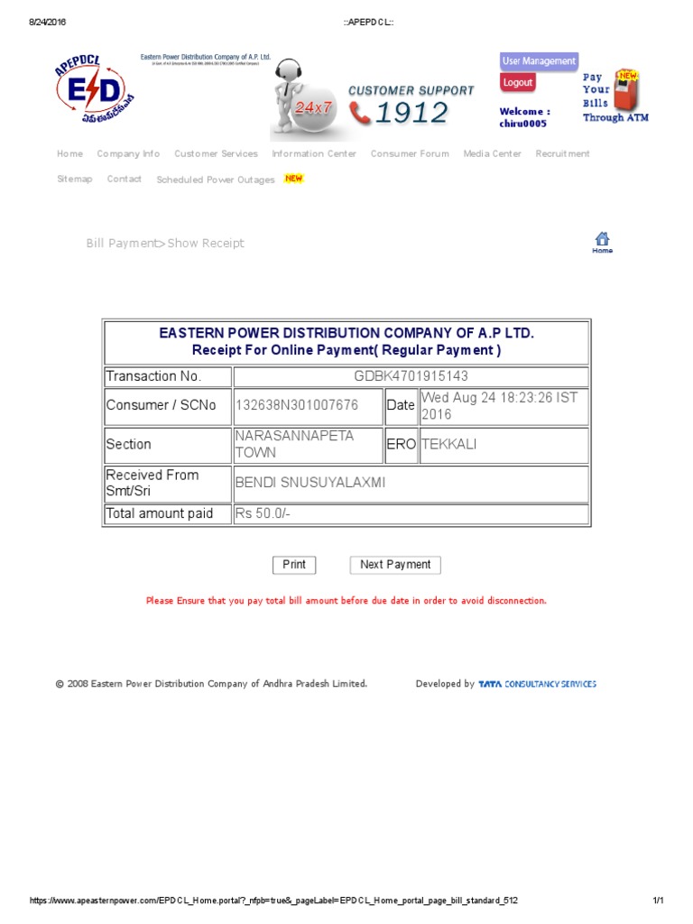 APEPDCL | PDF | Finance & Money Management