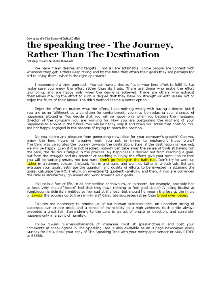 Speaking Tree | PDF | Santa Claus | Toleration