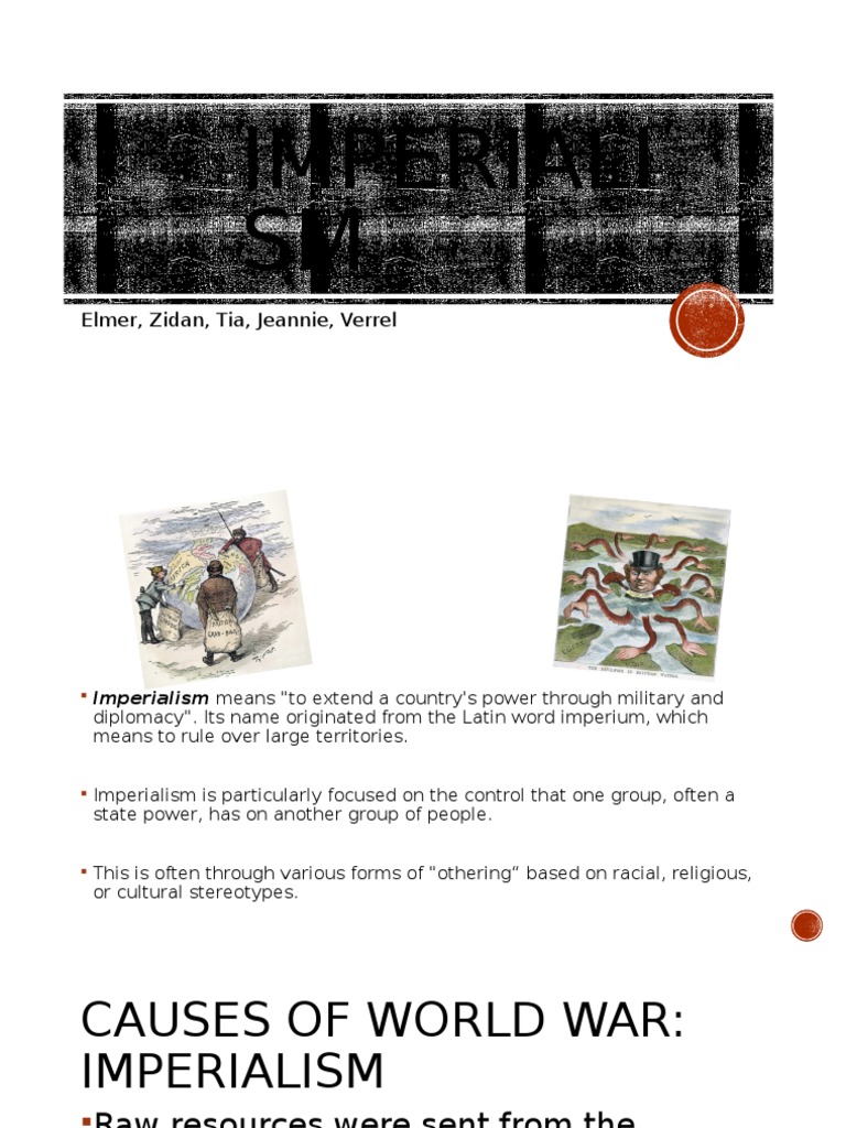 Causes of Imperialism and WWI | PDF | History
