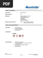 Msds of Hydrocarbon Gas | PDF | Combustion | Natural Gas