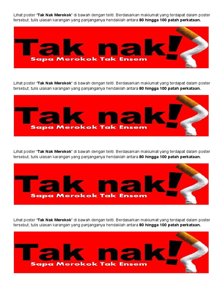 Poster Merokok | PDF