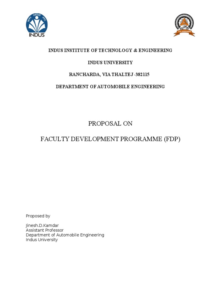 FDP Proposal | PDF
