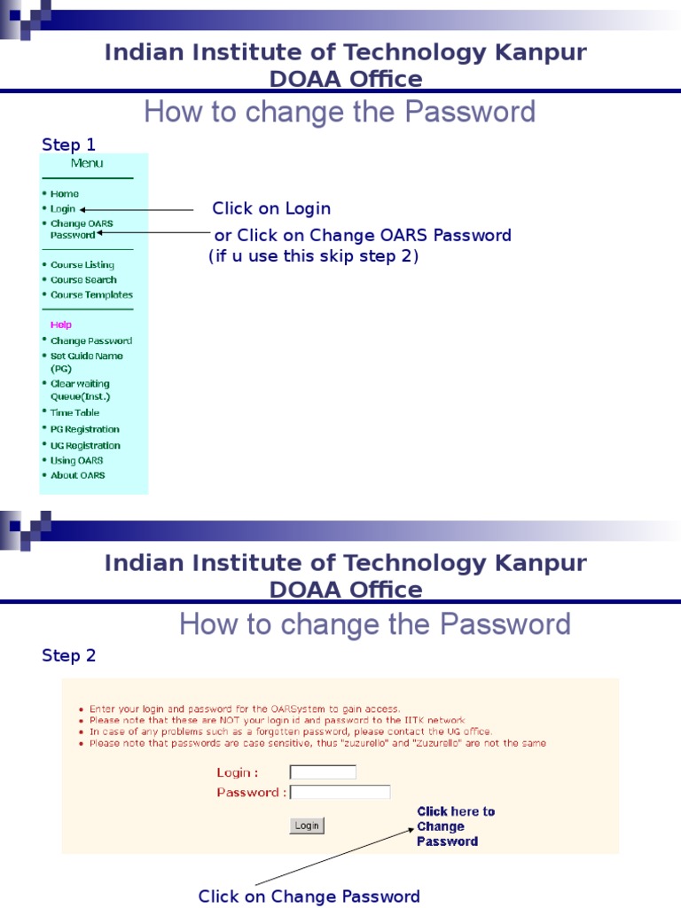 Change Password | PDF