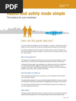 Hse Five Steps To Risk Assessment | PDF | Hazards | Risk