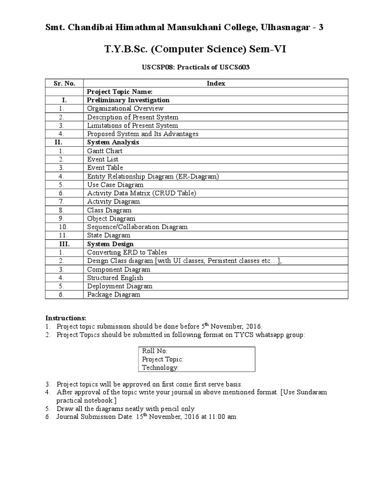 T.Y.B.Sc. (Computer Science) Sem-VI: Smt. Chandibai Himathmal ...