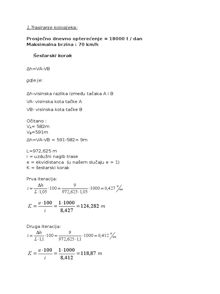 Horizontalna Krivina | PDF