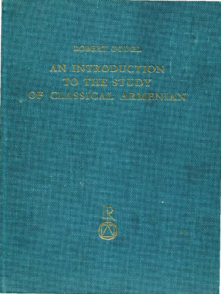 An Introduction To The Study of Classical Armenian PDF | PDF | Syntaxe ...