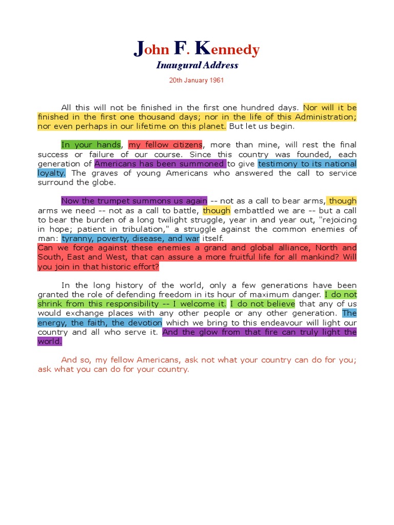 JFK Speech | PDF