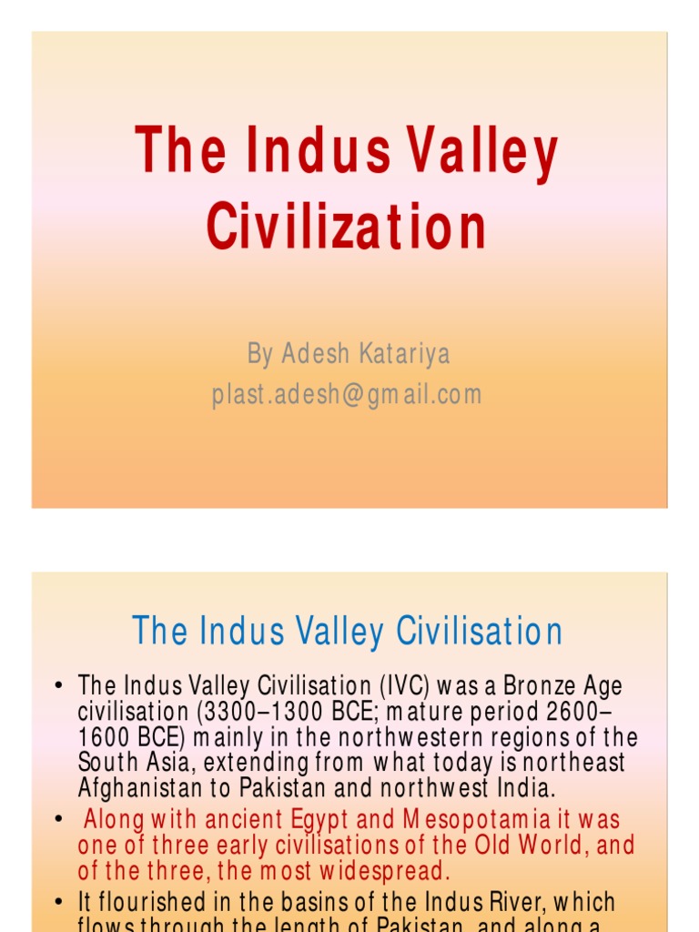 Overview of Indus Valley Civilization | PDF | Archaeology