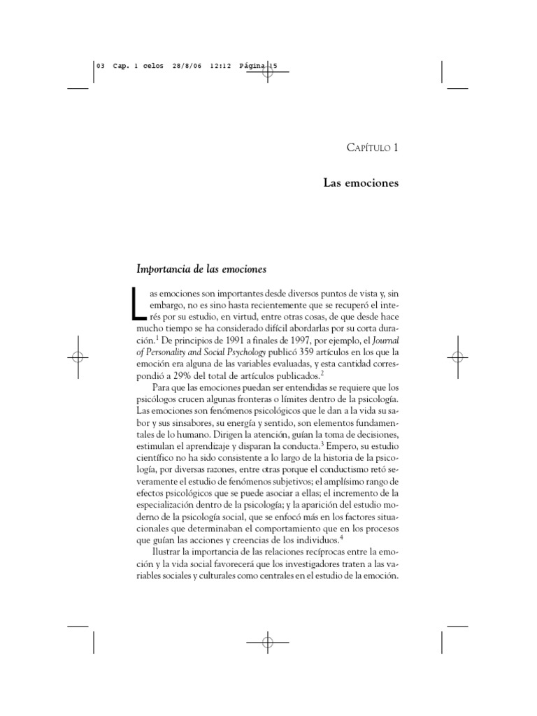 Emociones Y Creencias En La Toma De Decisiones Pdf Las Emociones