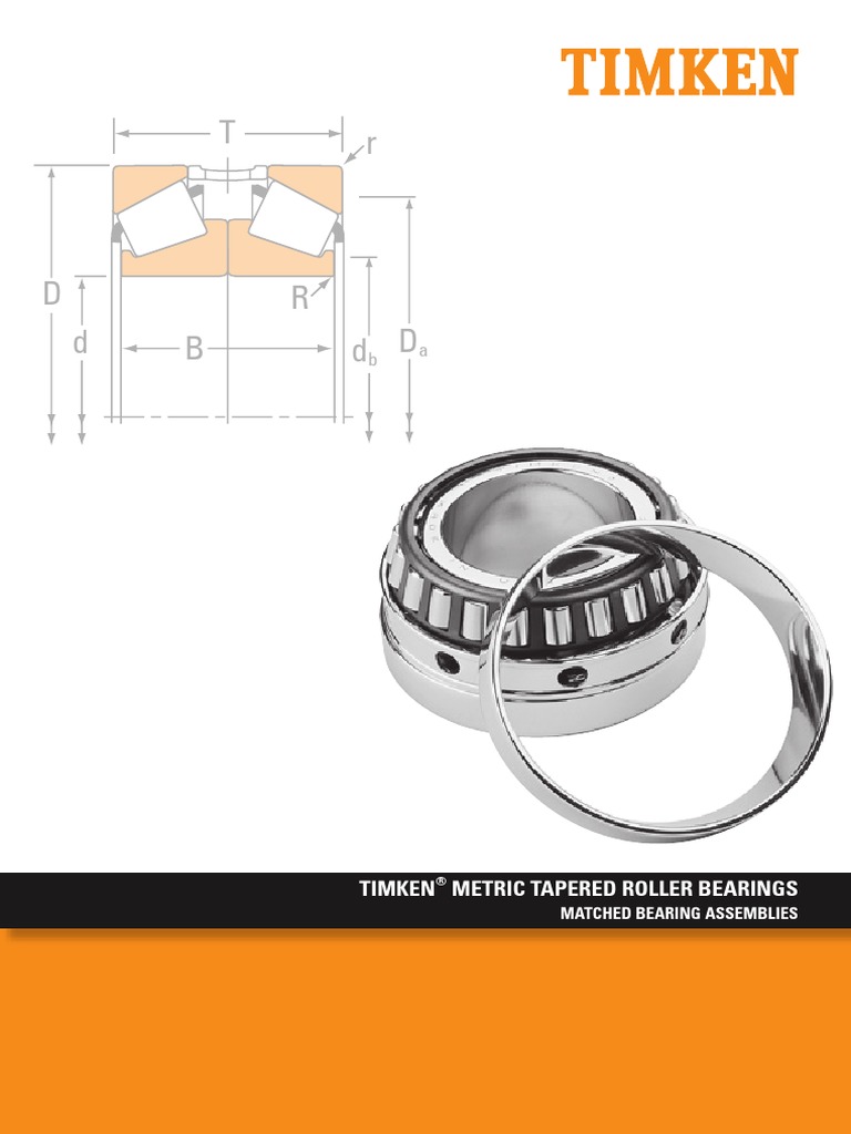 Tapered Roller Bearings Matched Bearing Assemblies Metric | PDF ...