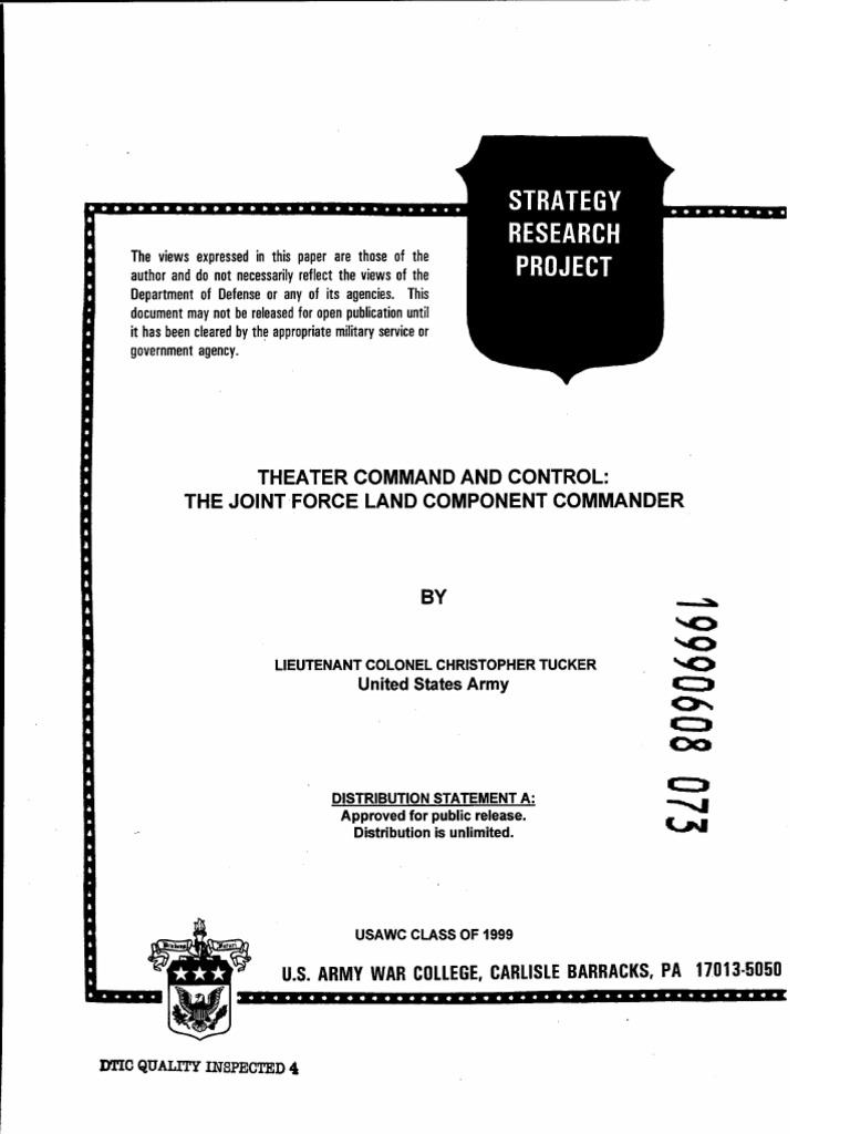Ada363950theater Command and Control | PDF | Dwight D. Eisenhower ...