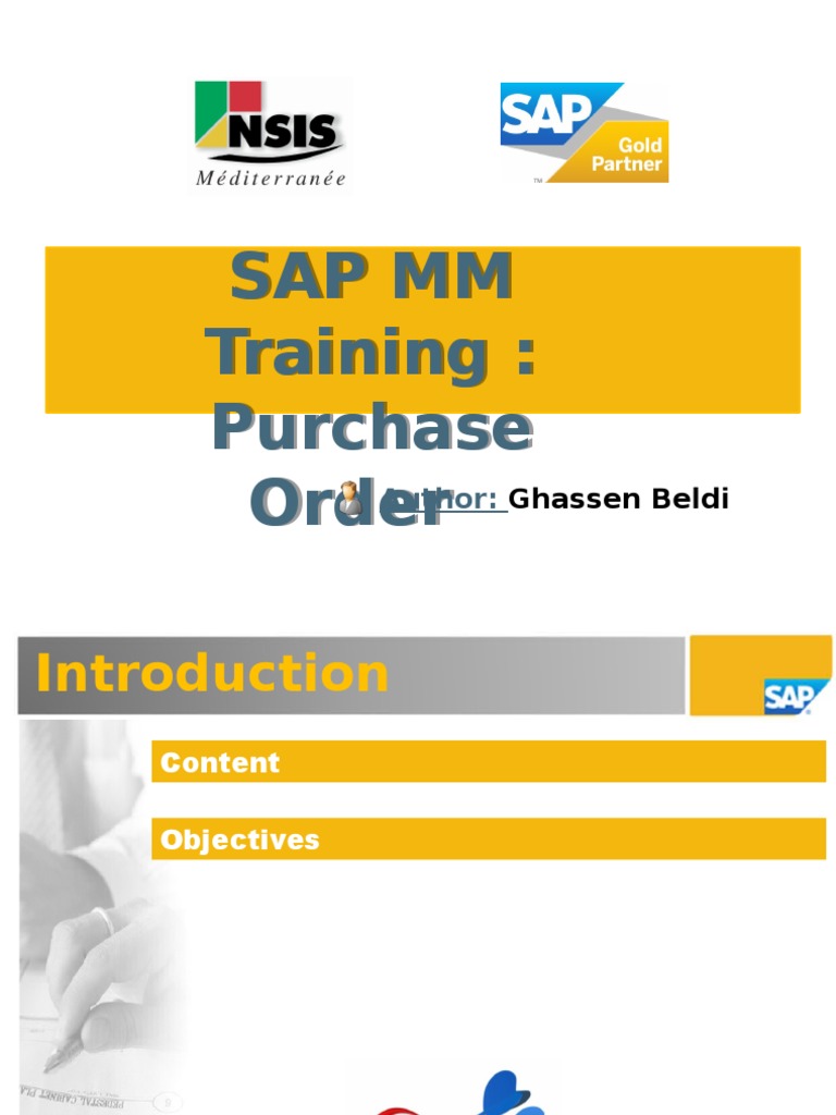 Sap MM Training: Purchase Order | PDF | Invoice | Procurement