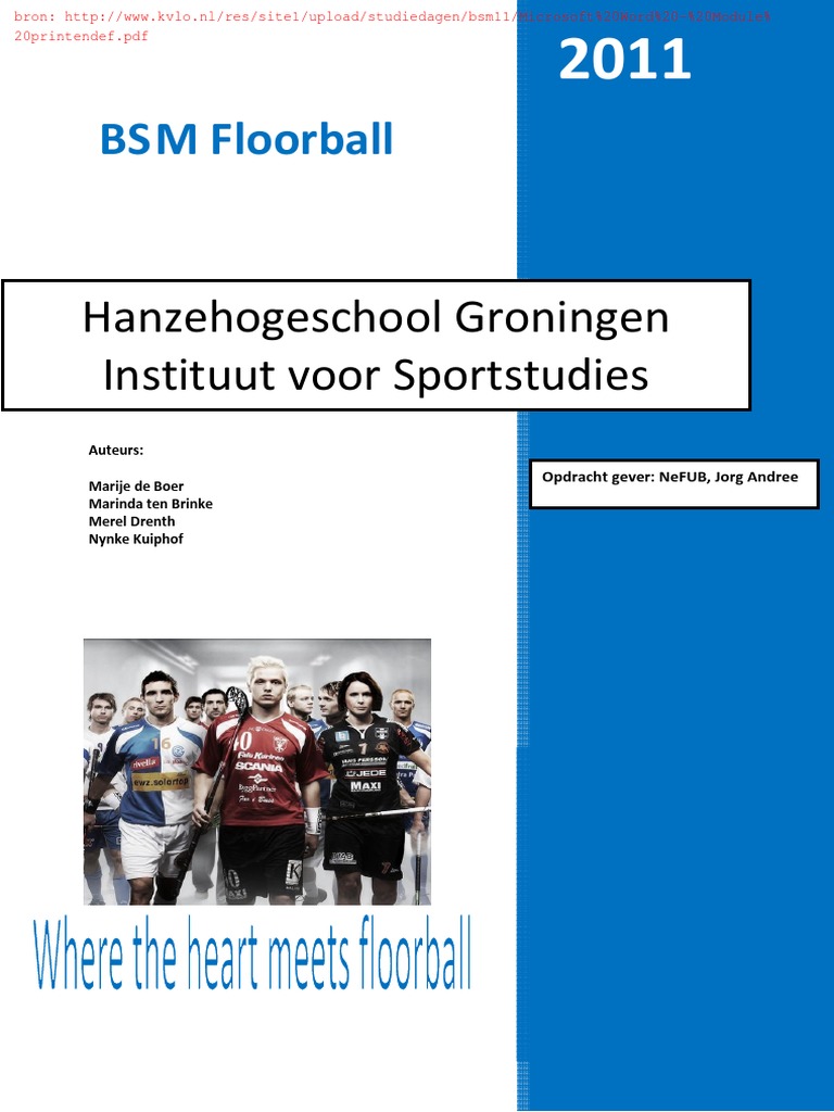 Leerlijn Floorball PDF | PDF