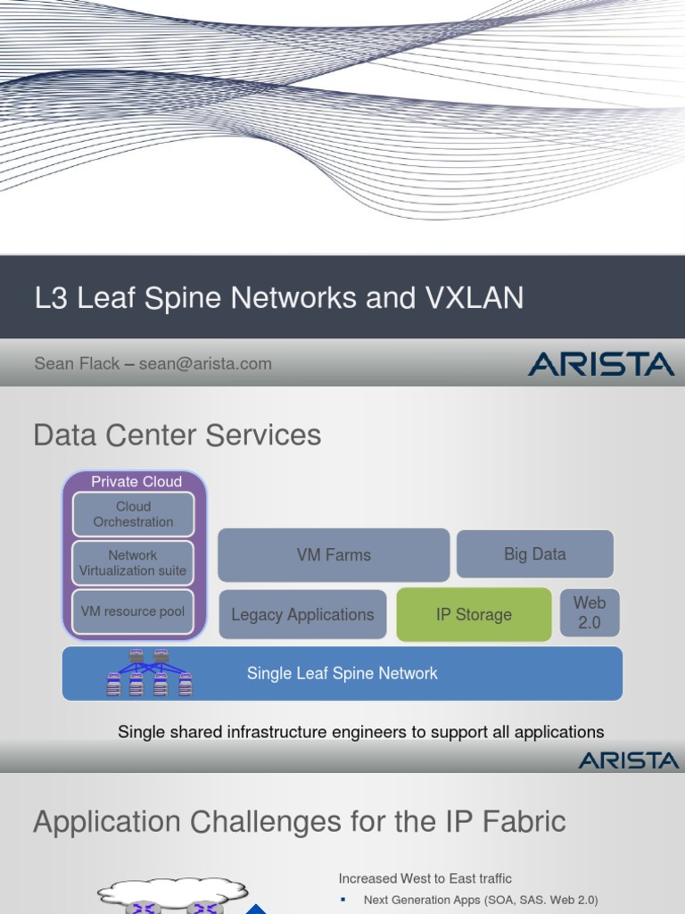 Sean Flack - Arista - L3 Leaf Spine Networks and VXLAN | PDF | Computer Network | Internet Protocols