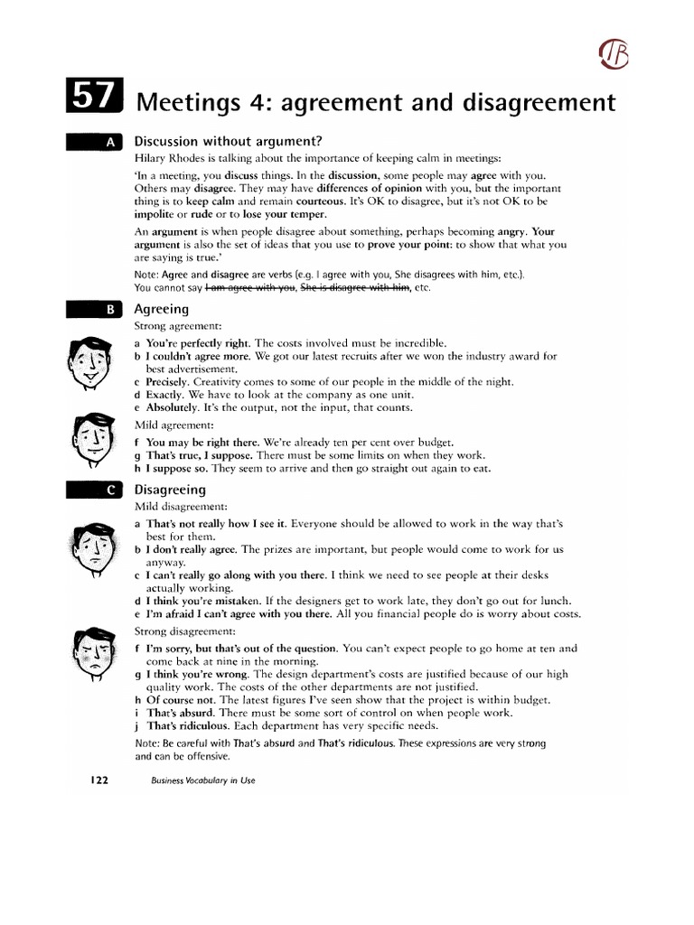 Meetings (Business Vocabulary in Use) | PDF